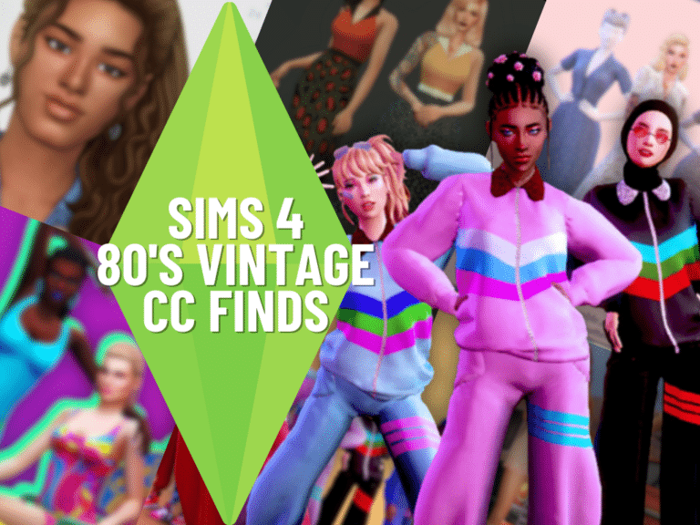 Best 80's Vintage Custom Content for the Sims 4 — SNOOTYSIMS