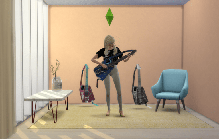 Awesome Guitar Custom Content for the Sims 4 — SNOOTYSIMS
