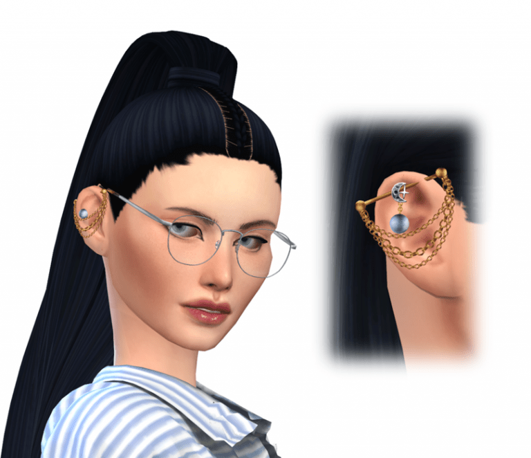 Latest Ear Piercing Custom Content for the Sims 4 — SNOOTYSIMS