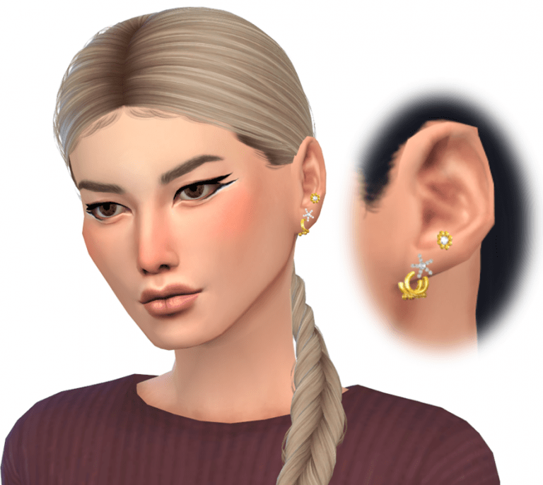 Latest Ear Piercing Custom Content for the Sims 4 — SNOOTYSIMS