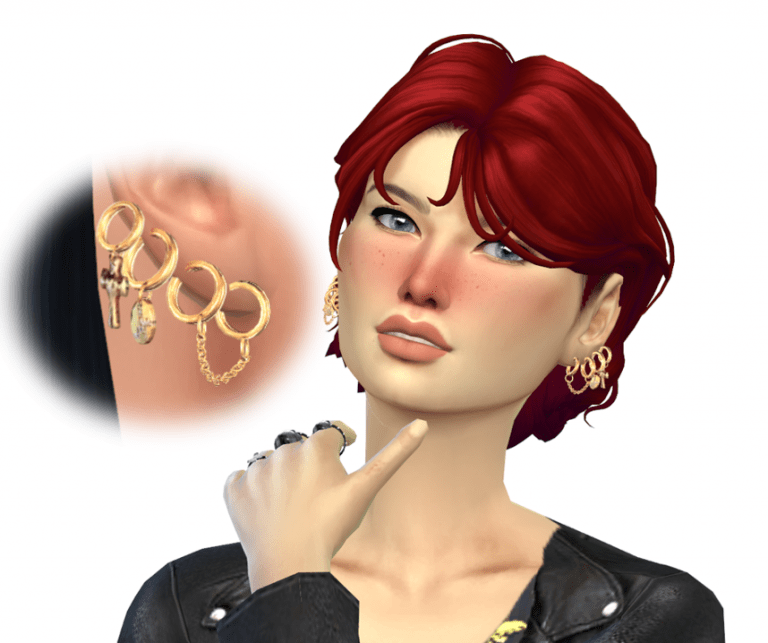Latest Ear Piercing Custom Content for the Sims 4 — SNOOTYSIMS