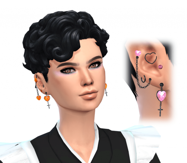 Latest Ear Piercing Custom Content for the Sims 4 — SNOOTYSIMS