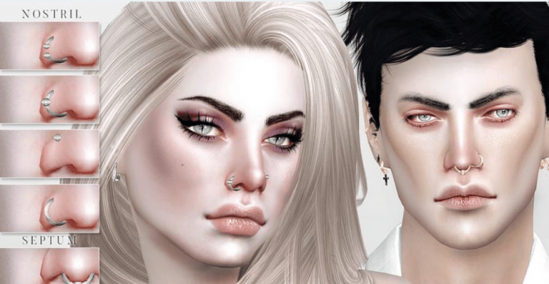 The Best Sims 4 Piercings CC from Tumblr, TSR & More — SNOOTYSIMS
