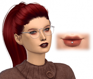Best Lip Piercing Custom Content for the Sims 4 — SNOOTYSIMS
