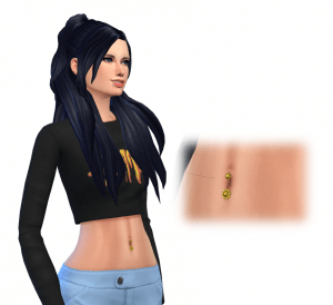 Awesome Belly Piercing Custom Content for the Sims 4 — SNOOTYSIMS