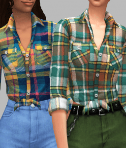 Awesome Flannel Shirts Custom Content for the Sims 4 — SNOOTYSIMS