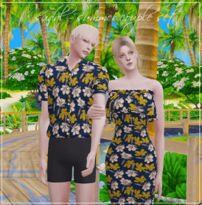 Best Hawaiian shirts Custom Content for the Sims 4 — SNOOTYSIMS
