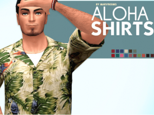 Best Hawaiian shirts Custom Content for the Sims 4 — SNOOTYSIMS