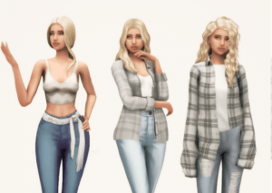 Awesome Flannel Shirts Custom Content for the Sims 4 — SNOOTYSIMS