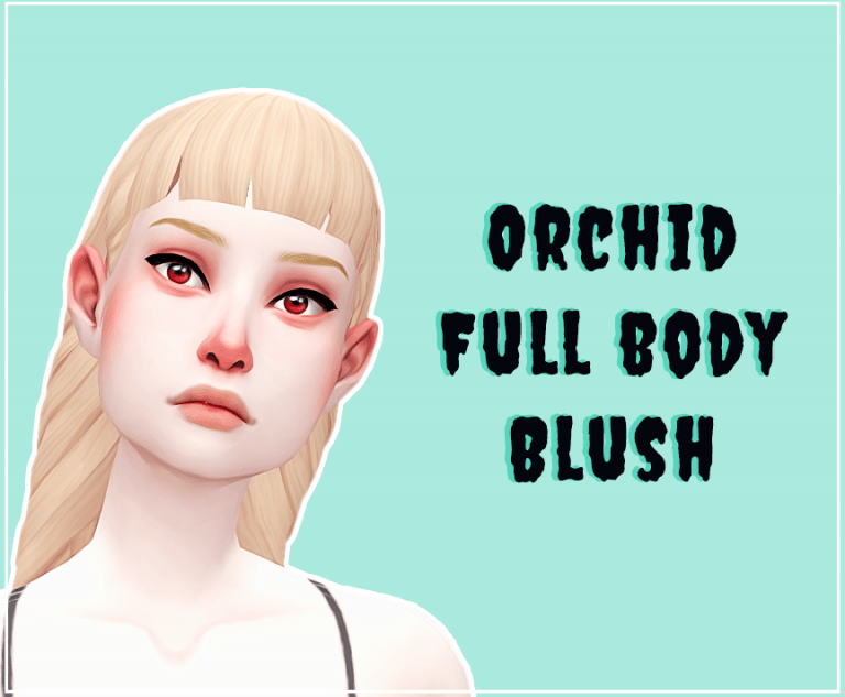 Full Body Blush Custom Content & Mods for the Sims 4 — SNOOTYSIMS