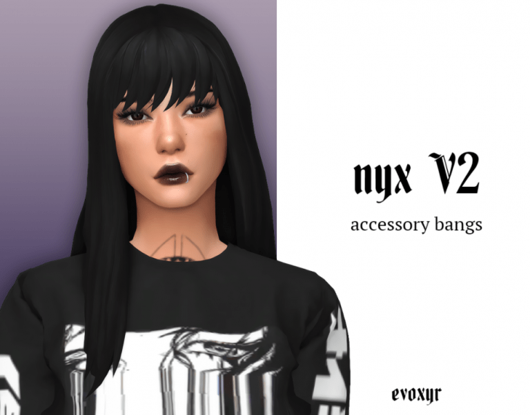 Sims 4 Accessory Bangs You Will Love CC & Mods — SNOOTYSIMS