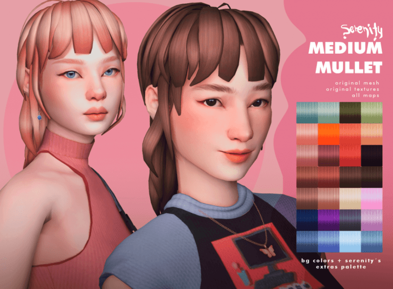 Sims 4 Mullet Hairstyles You Will Love — SNOOTYSIMS