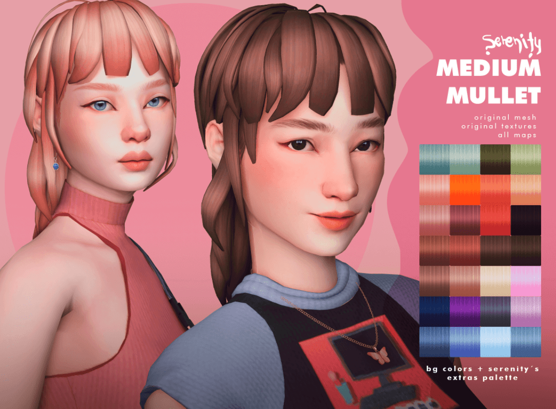 Sims 4 Mullet Hairstyles You Will Love — SNOOTYSIMS