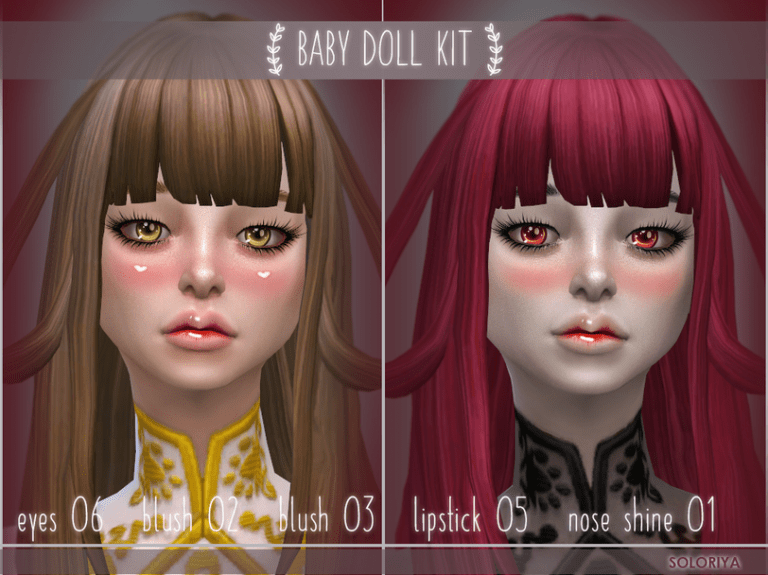 Attractive Sims 4 Doll CC and Mods To Have in Game — SNOOTYSIMS