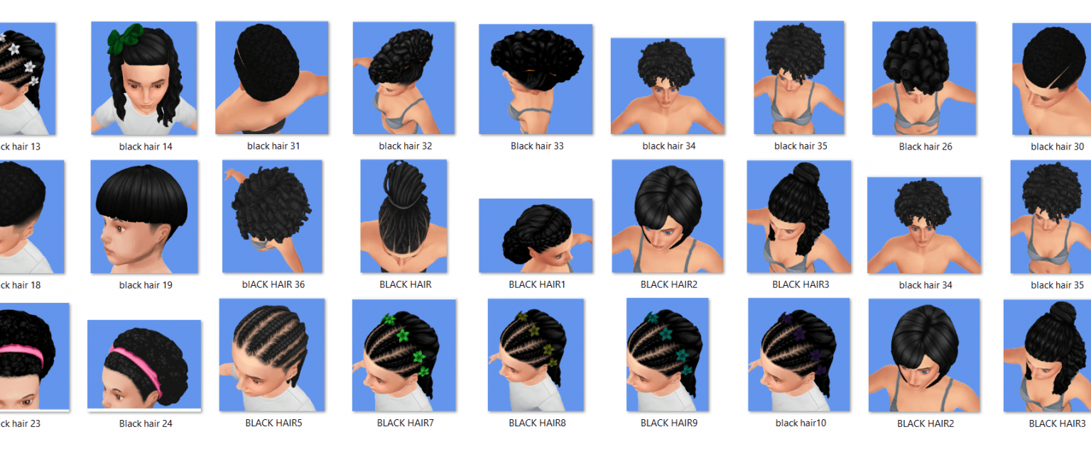 Sims 4 Black Hair CC to Wear All Year — SNOOTYSIMS