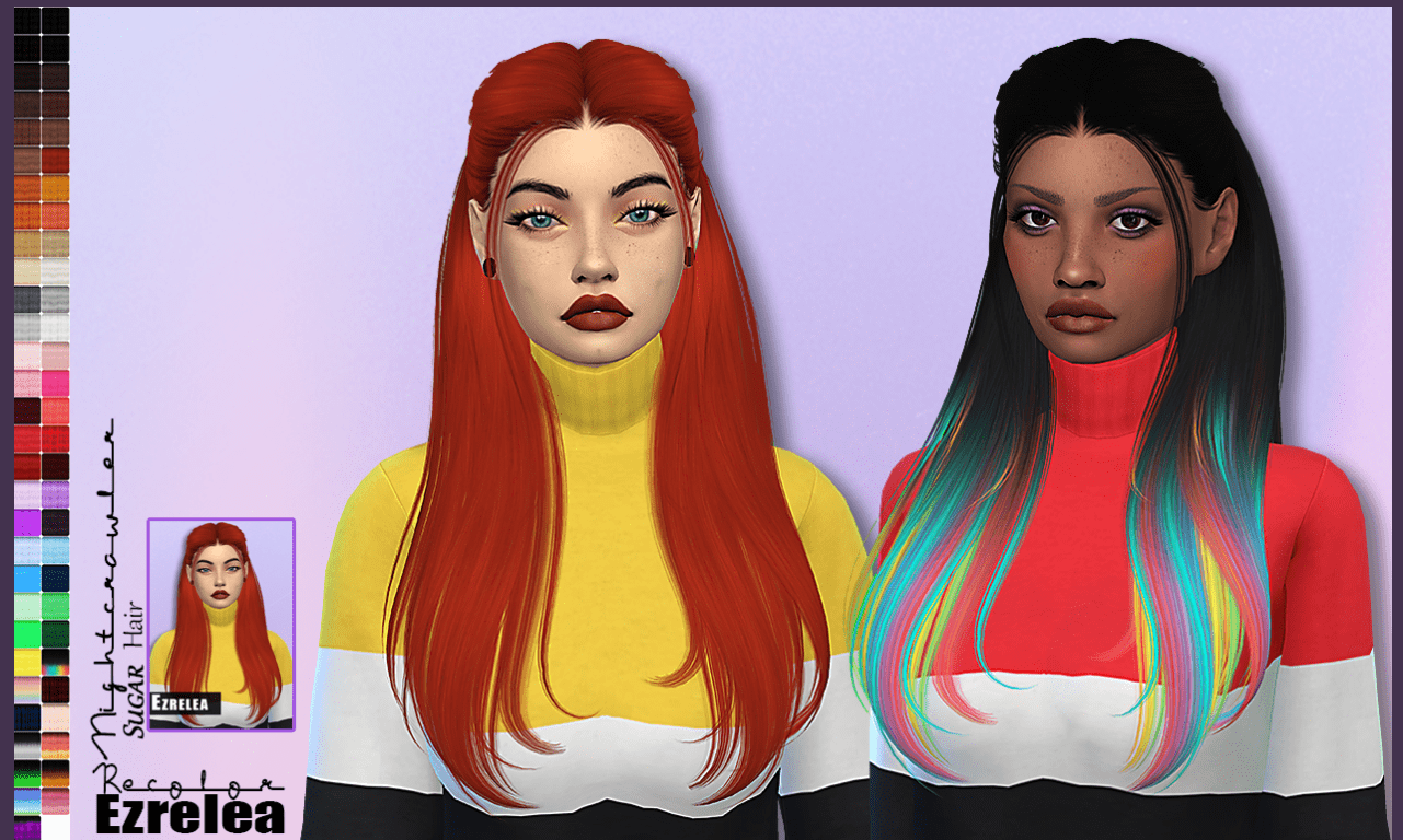 Sims 4 Hair Recolors Custom Content You Will Love — SNOOTYSIMS