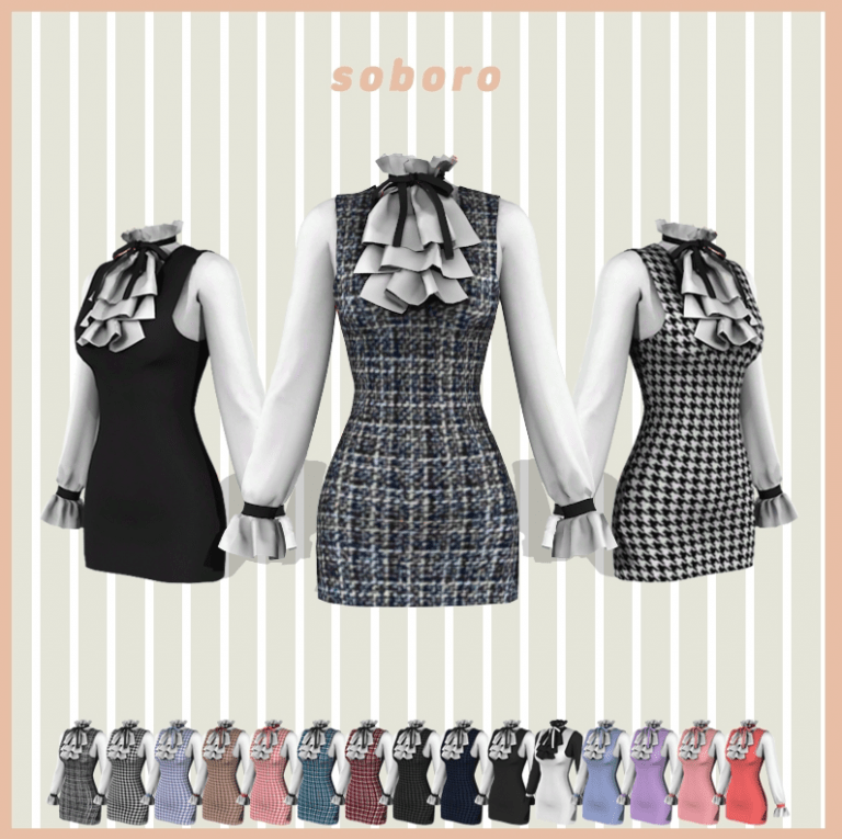 Sims 4 Long Sleeve Dress CC That You Will Love — SNOOTYSIMS