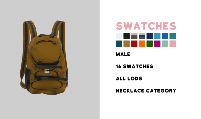 Sims 4 Backpacks That Will Complement Your Outfits — SNOOTYSIMS