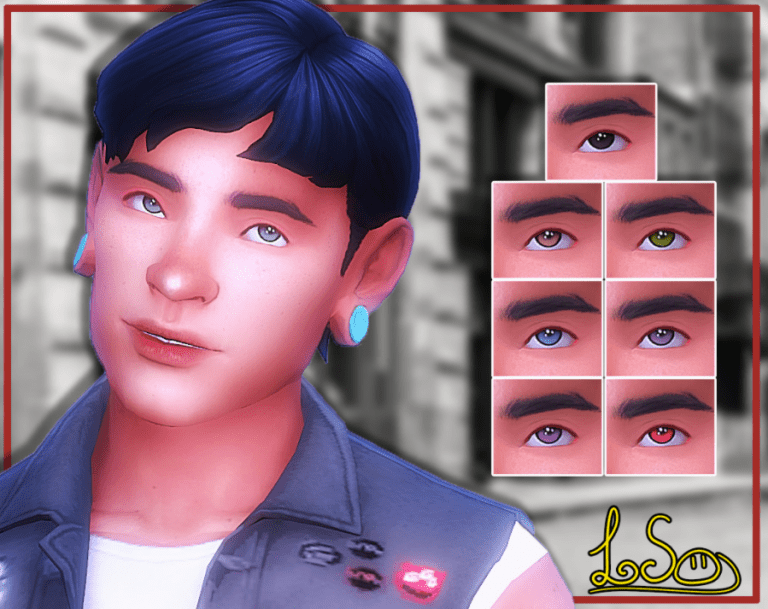 25 Default Eyes CC and Special Default Replacements — SNOOTYSIMS