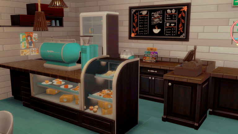 Most recommend Sims 4 Coffee Shop mod& CC