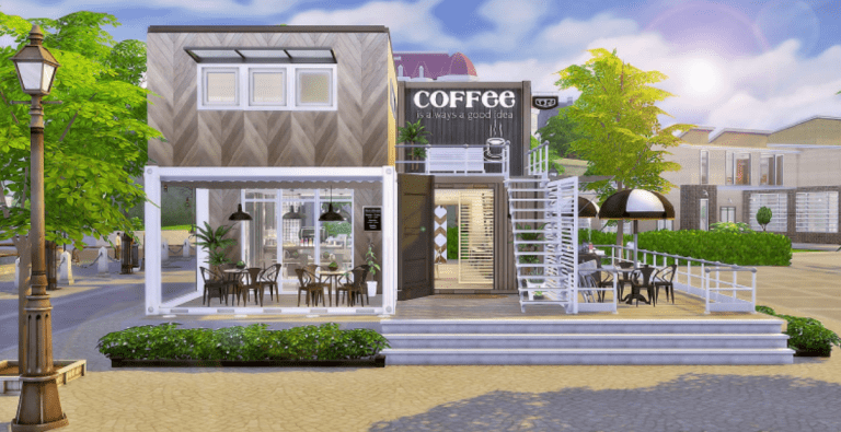Most recommend Sims 4 Coffee Shop mod& CC