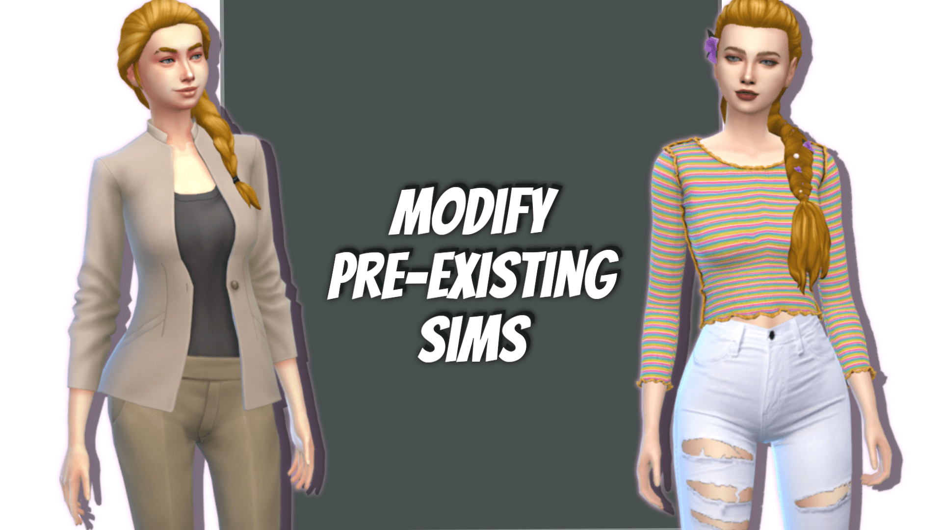 Learn How To Modify A Pre existing Sim In Sims 4 SNOOTYSIMS Learn How To Modify A Pre existing Sim In Sims 4 SNOOTYSIMS