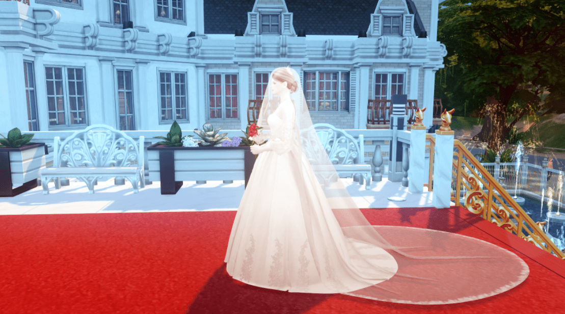 Sims 4 Wedding Veil that every girl dreams to wear