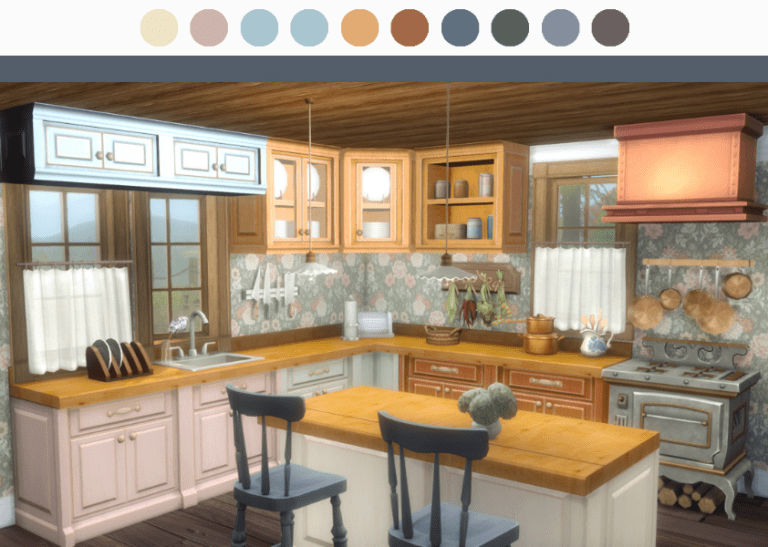 Sims 4 Country kitchen Mods For Free 2022
