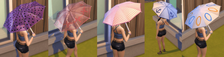Sims 4 Umbrella Custom Content: The New Trend! — SNOOTYSIMS