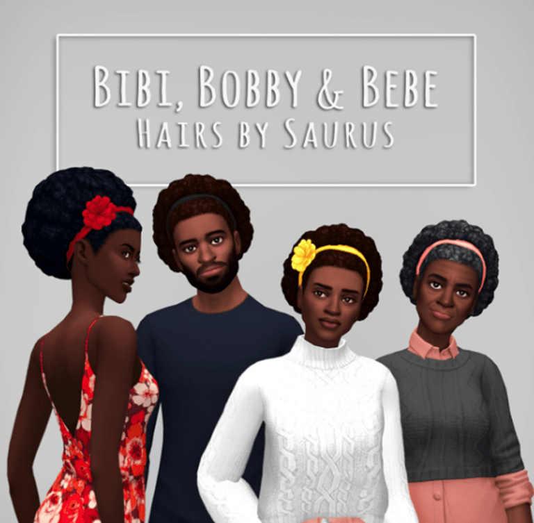Sims 4 Afro CC: The Best Afro Hairstyles — SNOOTYSIMS