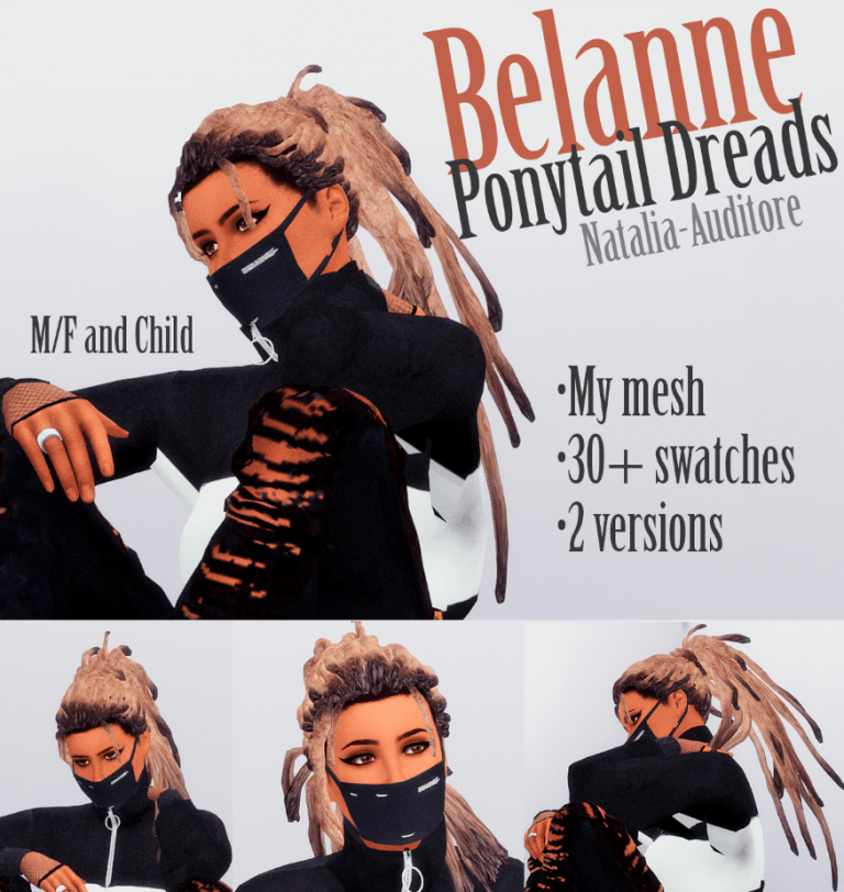 Sims 4 Ponytail CC To Try Now — SNOOTYSIMS