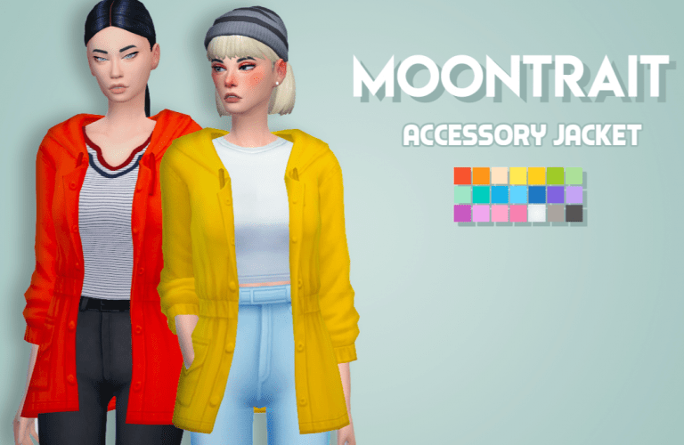 Ultimate Sims 4 Accessories Jacket Custom Content — SNOOTYSIMS
