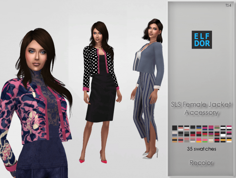 Ultimate Sims 4 Accessories Jacket Custom Content — SNOOTYSIMS