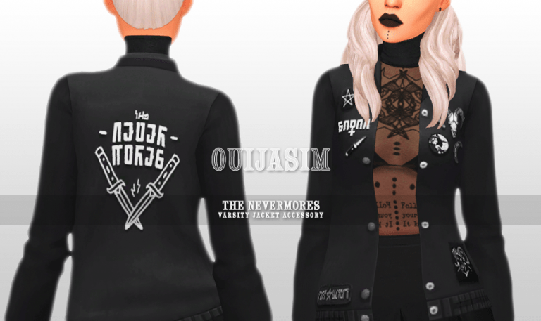 Ultimate Sims 4 Accessories Jacket Custom Content — SNOOTYSIMS