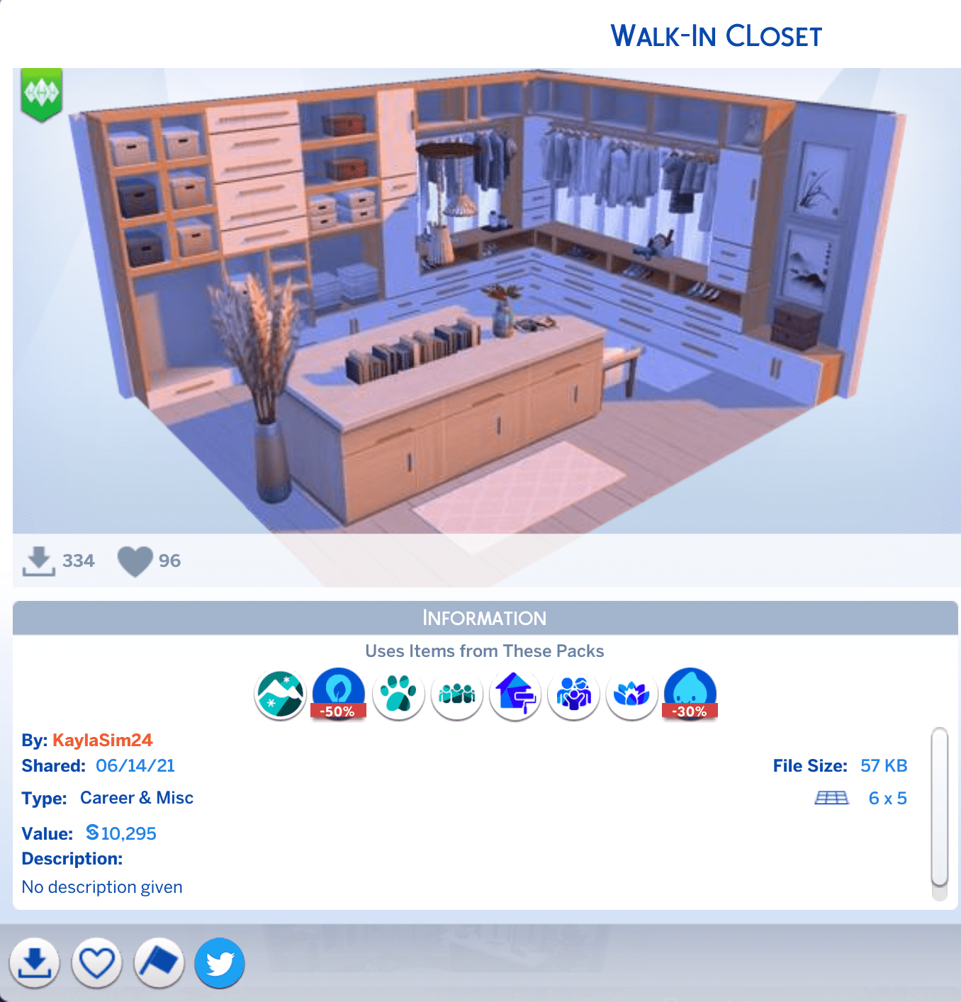 The Best Sims 4 Walk-In Closet Rooms! — SNOOTYSIMS