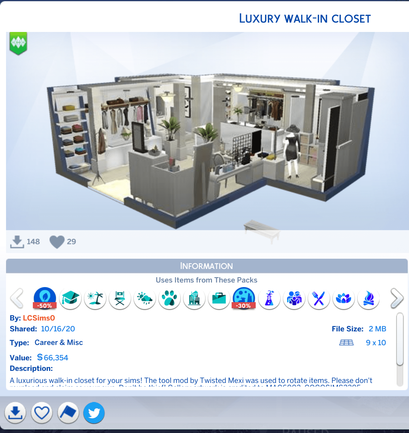 The Best Sims 4 Walk-In Closet Rooms! — SNOOTYSIMS