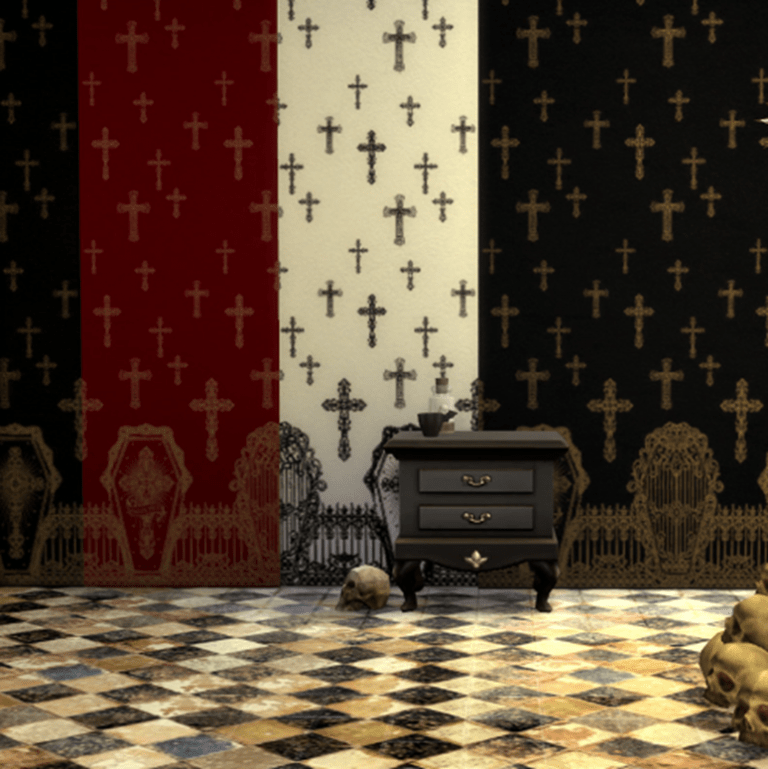 Sims 4 Goth House CC - Free to Download! — SNOOTYSIMS
