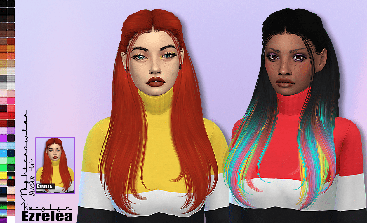 50 Attractive Sims 4 Long Hair Custom Content (M/F) — SNOOTYSIMS