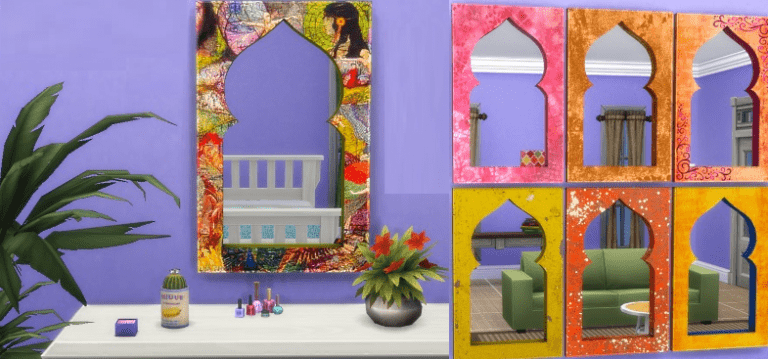 20+ Sims 4 Mirror CC That Is Worth Checking Out (NEON Mirrors & More ...