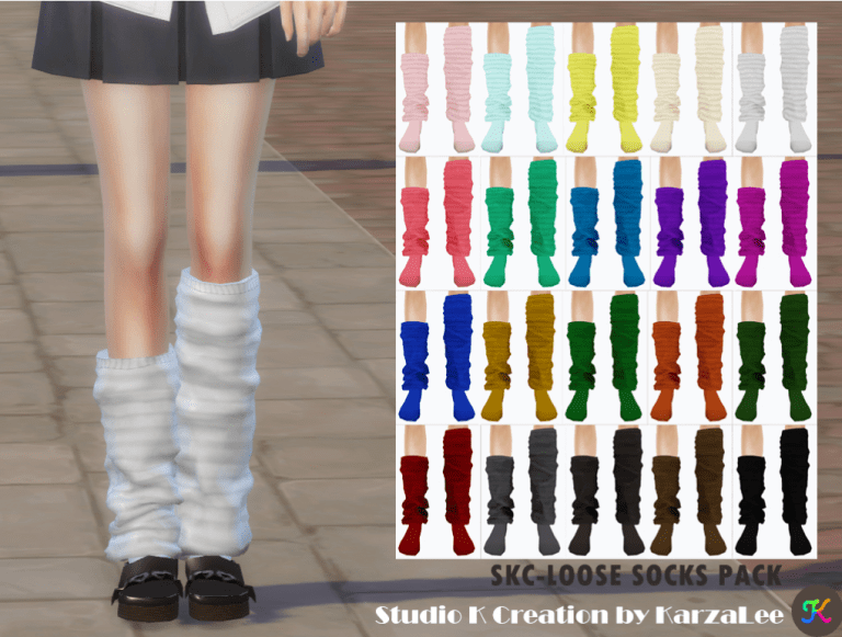 20 Sims 4 Socks Custom Content + One Special Pack! — SNOOTYSIMS