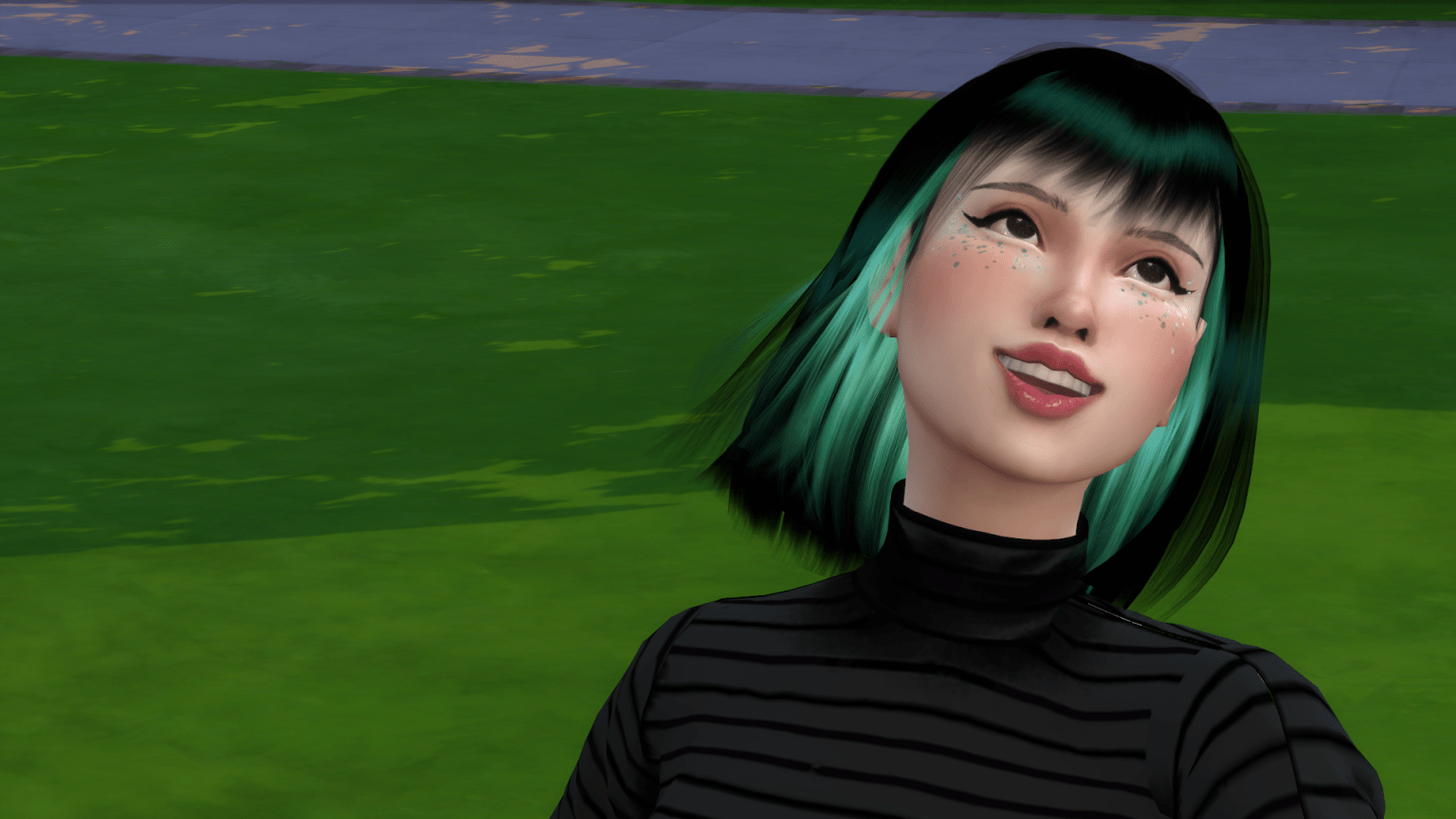 Sims 4 Two Tone Hair CC - Creative Looks You Need To Try Now! — SNOOTYSIMS