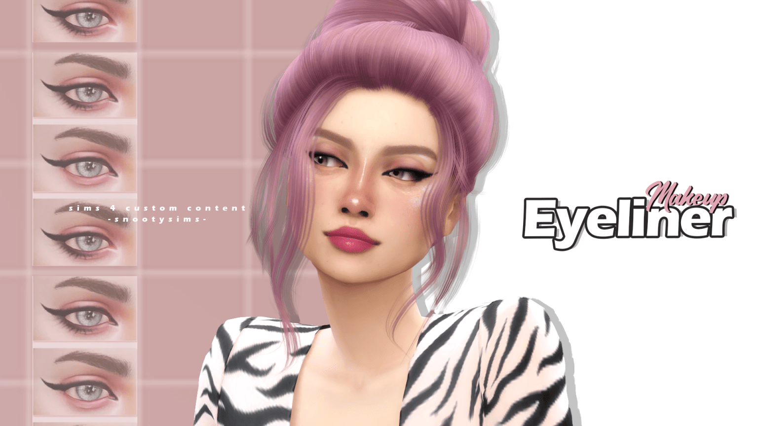 Perfect Eyeliner CC Packs for Your Females in the Sims 4! — SNOOTYSIMS