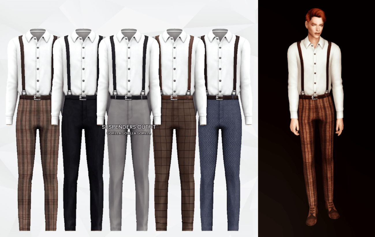 Gorilla Gorilla Gorilla - 25 Of Their Most Haute CC Pieces! — SNOOTYSIMS