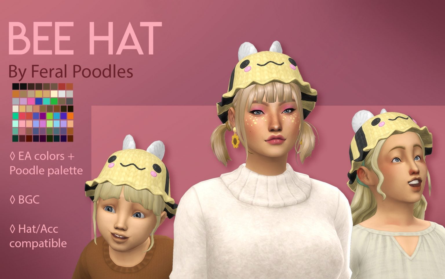 Coolest Bucket Hat CC for Sims 4 You'll Love Rocking! — SNOOTYSIMS