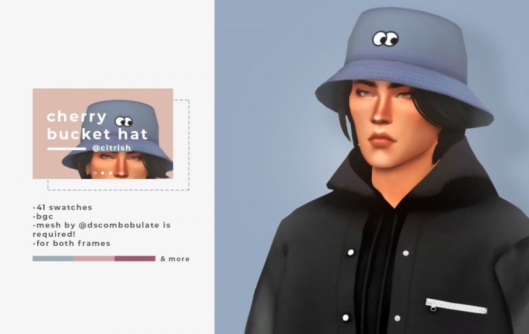 Coolest Bucket Hat CC for Sims 4 You'll Love Rocking! — SNOOTYSIMS