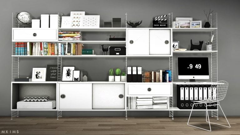 Beautify Your Home With Practical Shelf CC For Sims 4! — SNOOTYSIMS