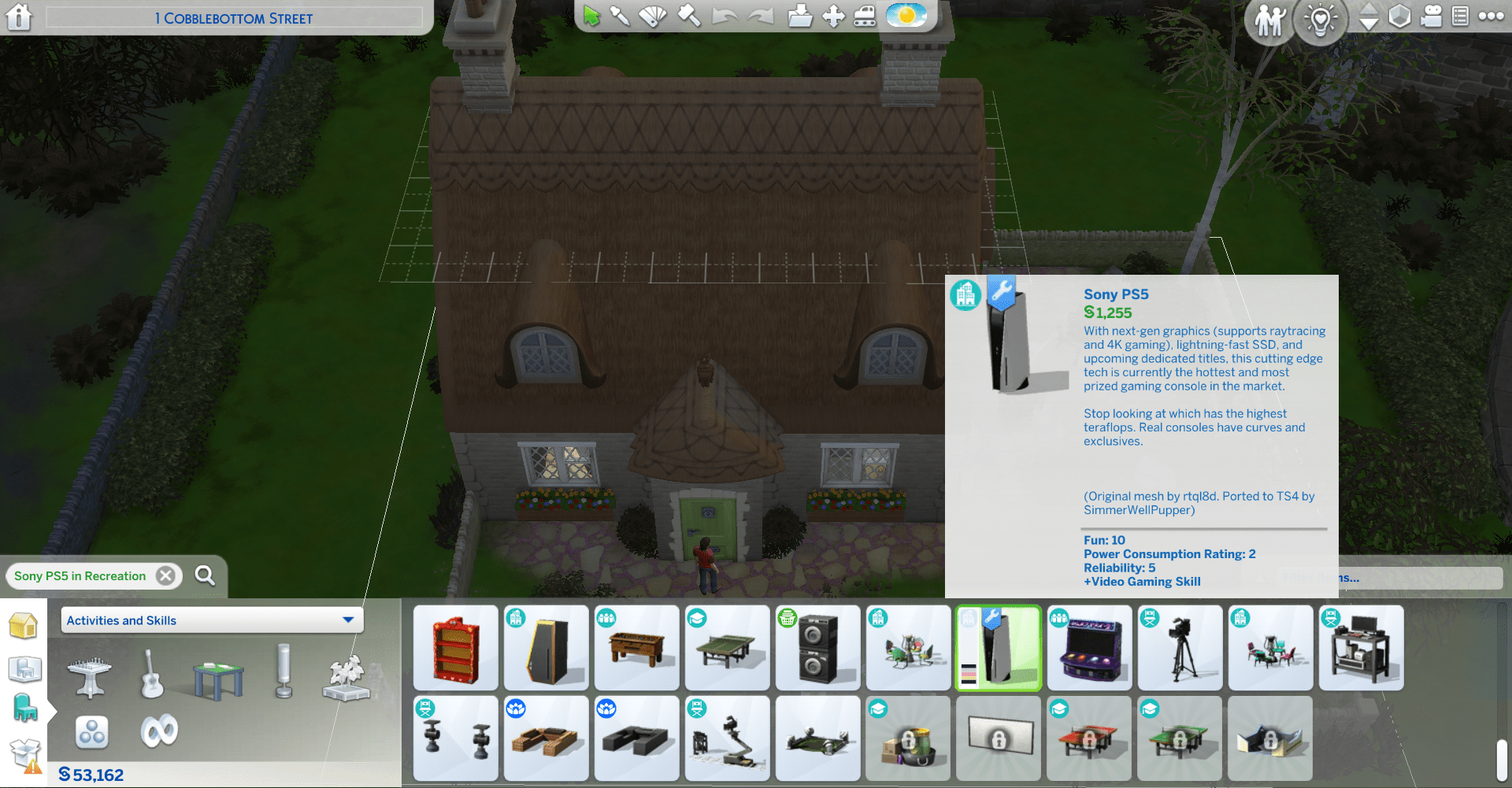 PlayStation 5 Mods and CC packs for TS4 + Other Cool Video Games CC
