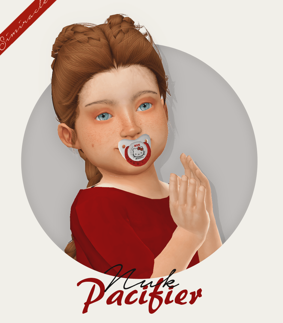 30 Pacifier CC for the Sims 4 (Cutest Toddler Accessories) — SNOOTYSIMS