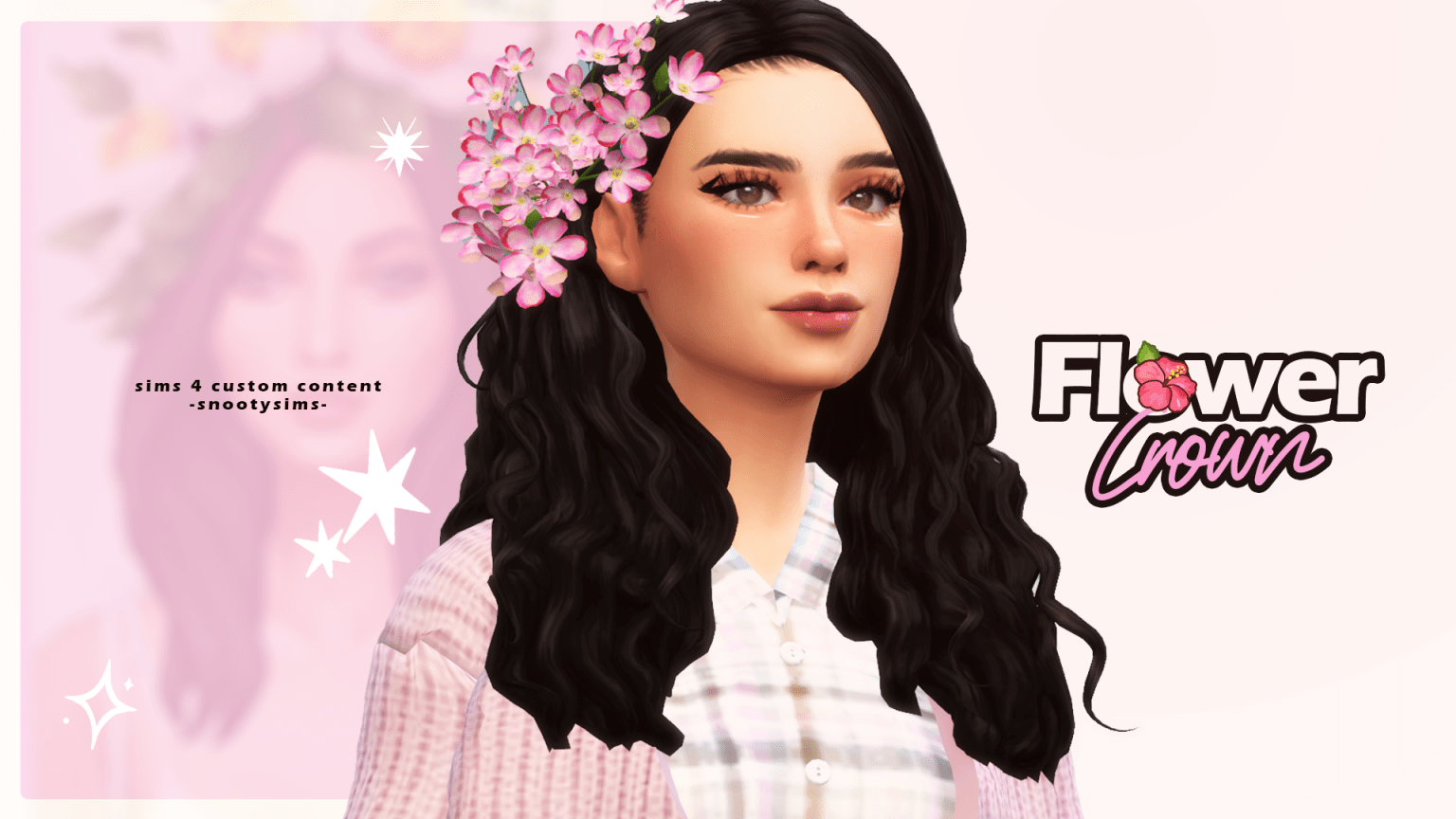 Romantic Sims 4 Flower Crown CC You'll Love Wearing — SNOOTYSIMS