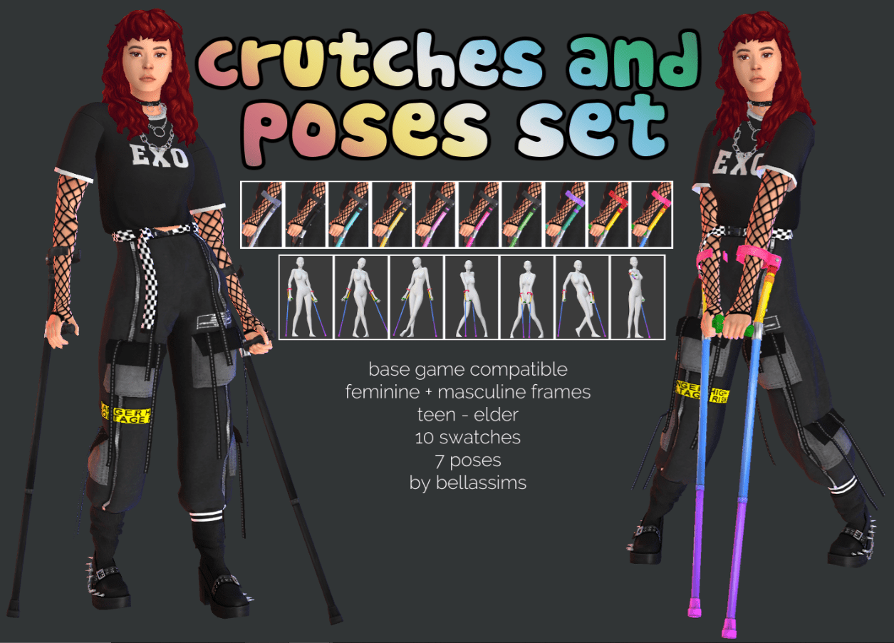 Sims 4 Disabilities: Disabled Representation in The Sims 4! — SNOOTYSIMS